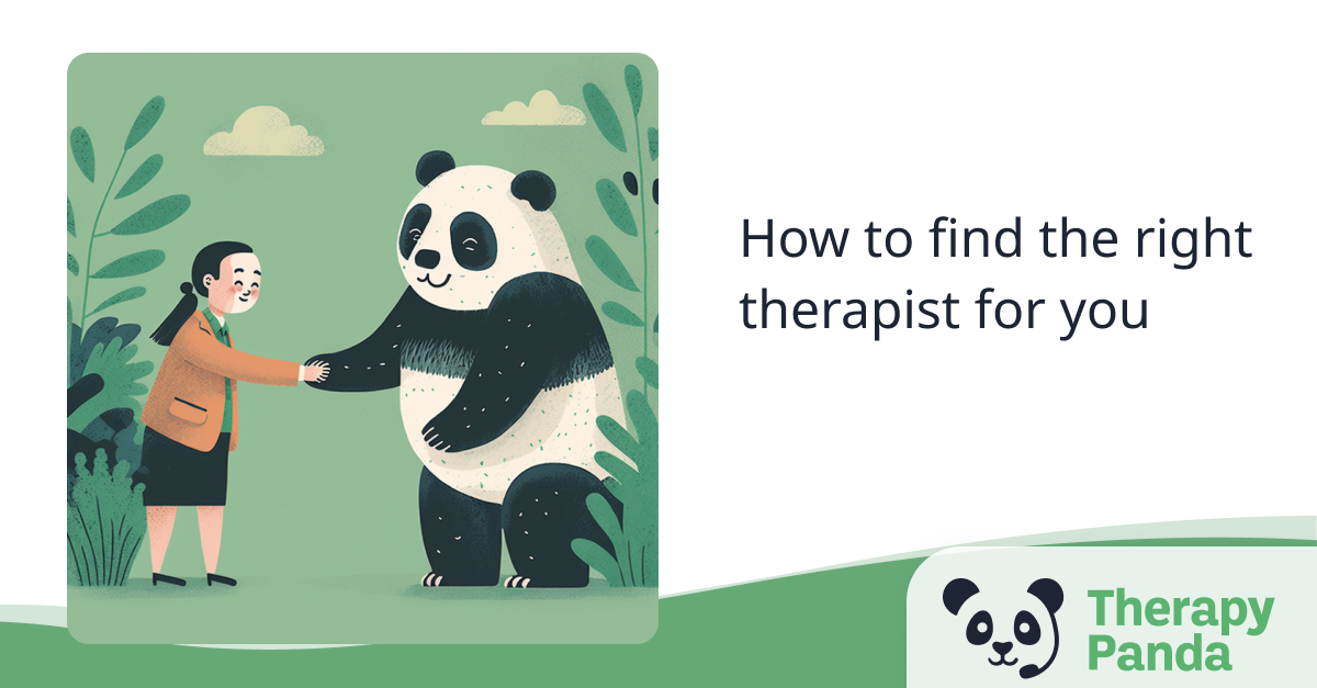 How to find the best Therapist for you | Therapy Panda